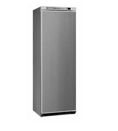 Frigider vertical INOX,racire ventilata, 400litri - 1 usa cu inchidere ...